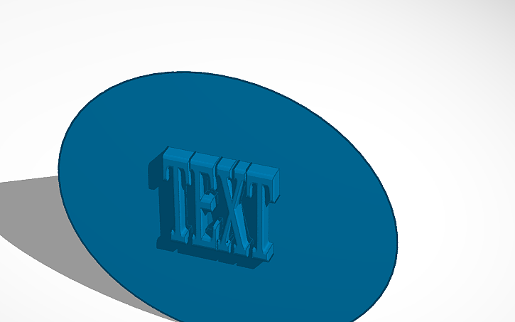 3D design Sign - Tinkercad