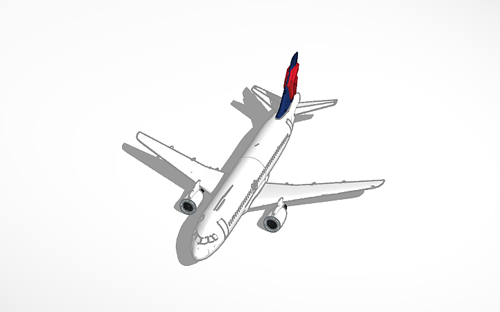 3D design DELTA AIRLINES - Tinkercad