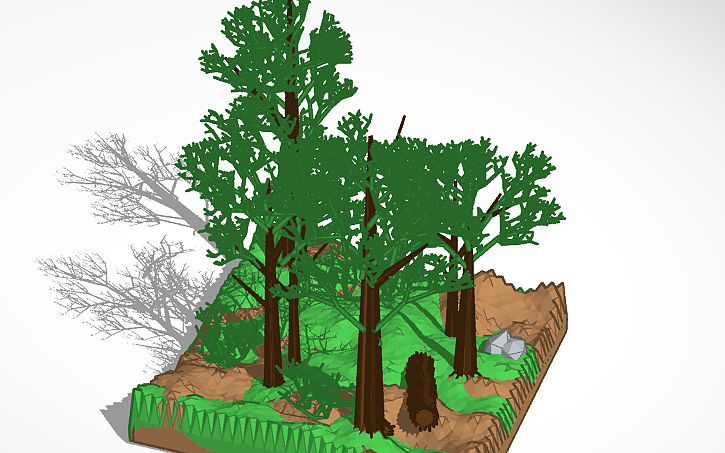 3D design Forest - Tinkercad