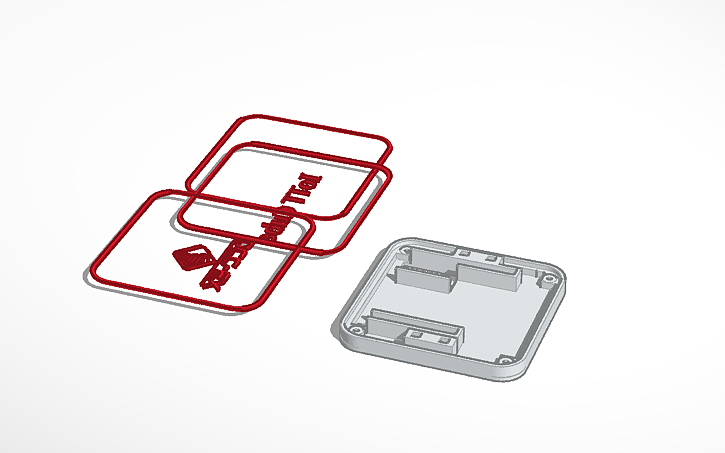 3D design IoTT Cube Wifi Shield Cover - Tinkercad