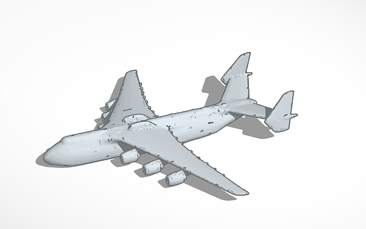 3D design AН-225 - Tinkercad