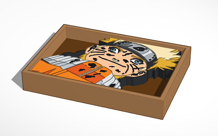 3D design Naruto derp - Tinkercad
