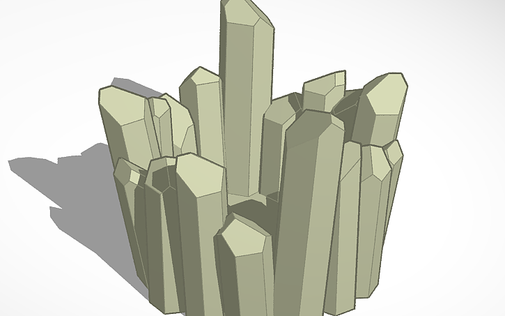 3D design Crystal candle holder - Tinkercad