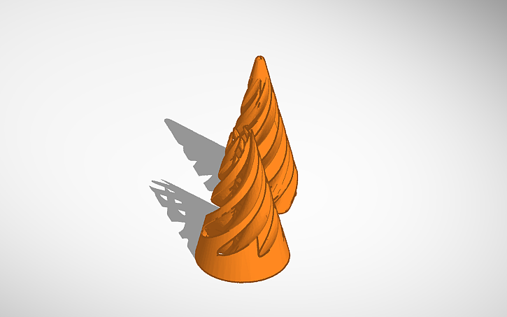3D design Fidget Cone - Tinkercad