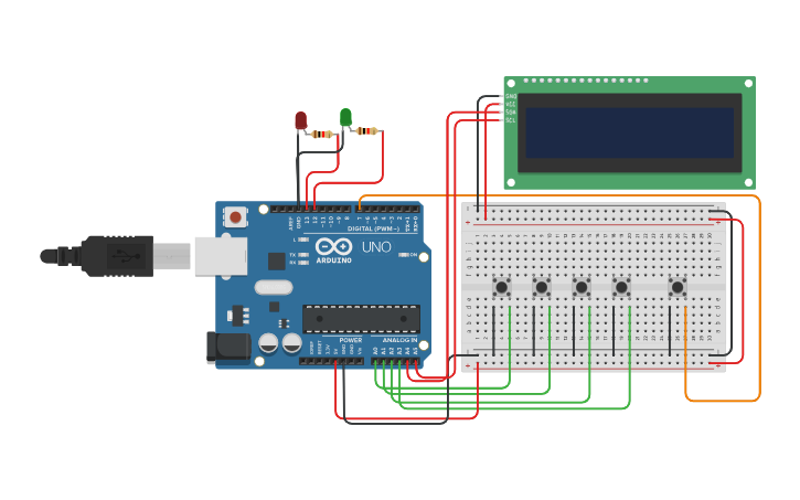 Circuit design EVM - Tinkercad