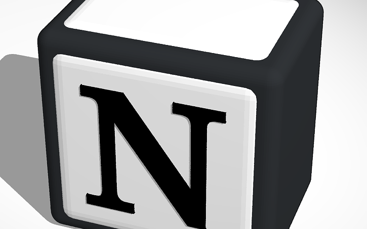 3D design 001-notion-icon-block - Tinkercad