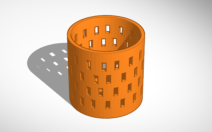3D design Pencil Case - Tinkercad