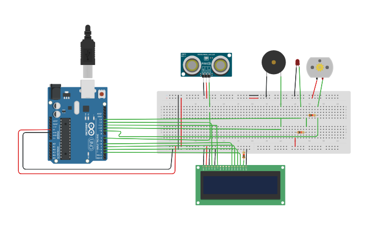 Circuit Design Adas Collision Detection System Tinkercad