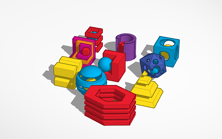 3D design Фігури - Tinkercad