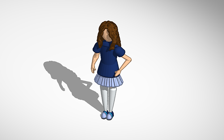 3D design girl - Tinkercad