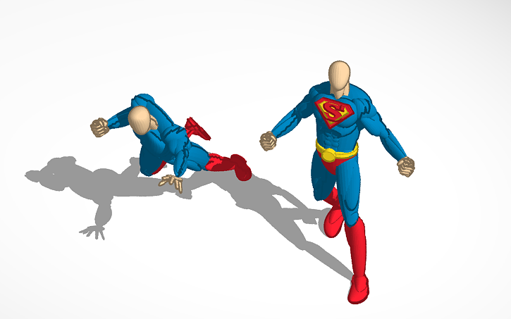 3D design Super Human - Tinkercad