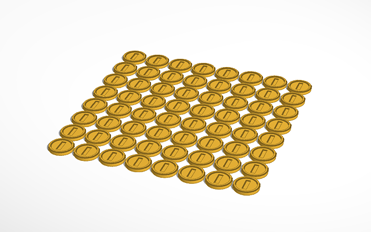 3D design Coins - Tinkercad