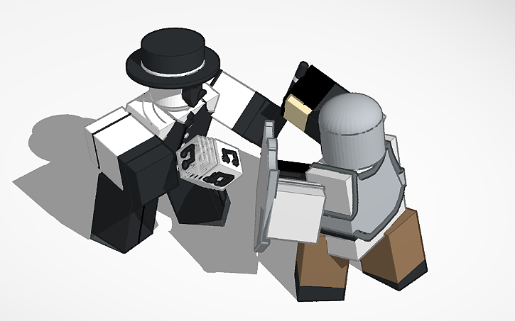 3D design Block Guest vs Artful (Forsaken) - Tinkercad