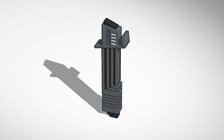3D design The Darksaber Hilt - Tinkercad