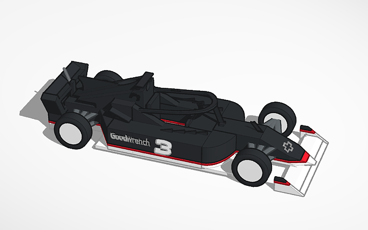 3D design Paint Scheme Conversion #1: Dale Earnhardt - Tinkercad