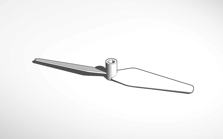 3D design propeller blade Focus Drone (set B) - Tinkercad