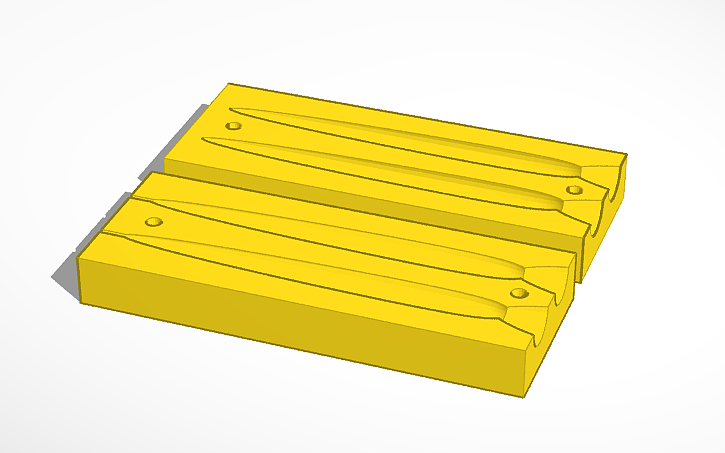 3D design RYAN'S FISHING MOLD DOUBLE ORIGINAL - Tinkercad