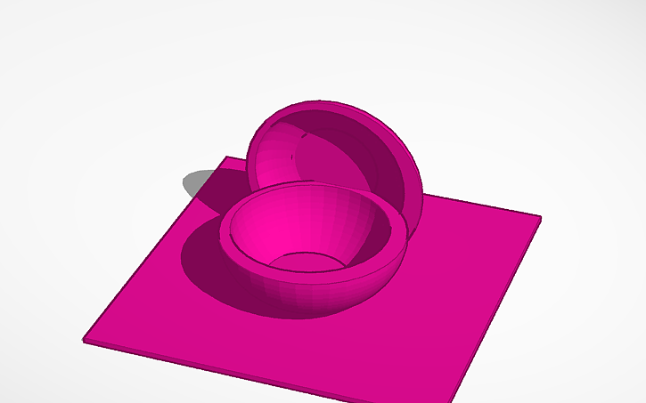 3D design plate(simlab) - Tinkercad
