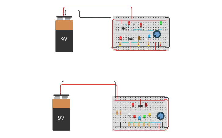 Circuit design TALLER PRACTICO TRI - Tinkercad
