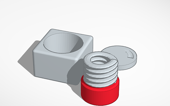 3D design Stress Button (Printable) - Tinkercad