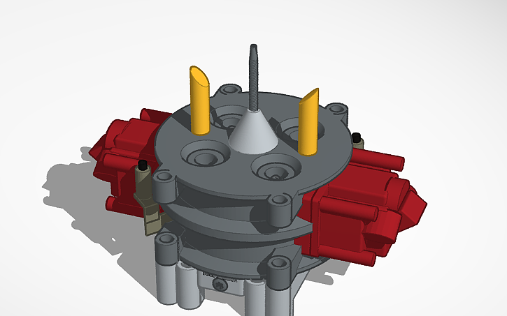 3D design Blackout Hellclaw Dominator 4X Carburetor - Tinkercad