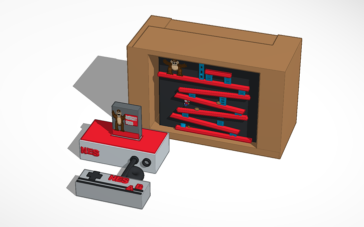 3D design Donkey Kong on the NES - Tinkercad
