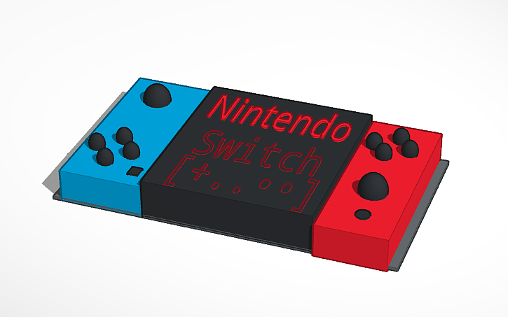 3D design Nintendo Switch [+..••] - Tinkercad