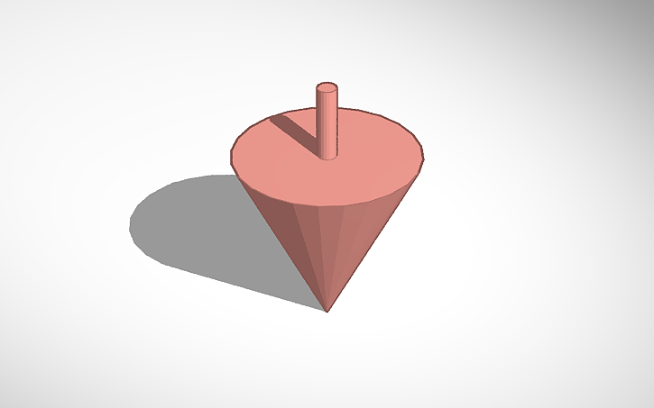 3D design spinning top - Tinkercad