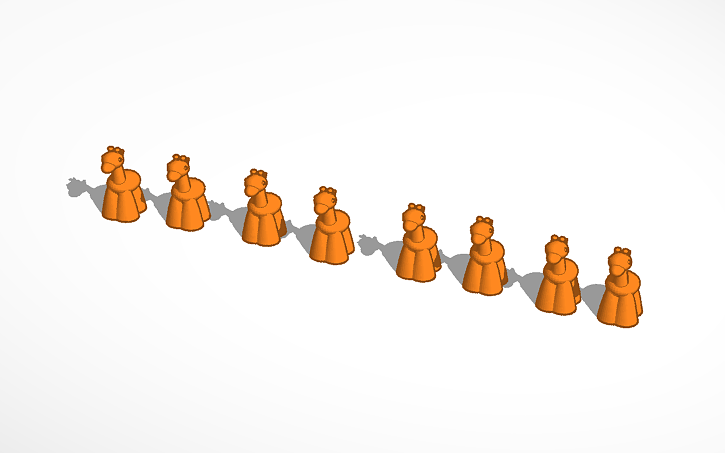 3D design giraf - Tinkercad