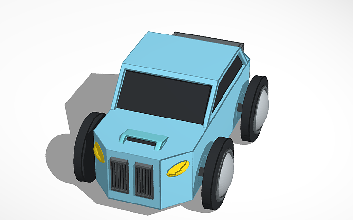 3D design The Sim lab car - Tinkercad