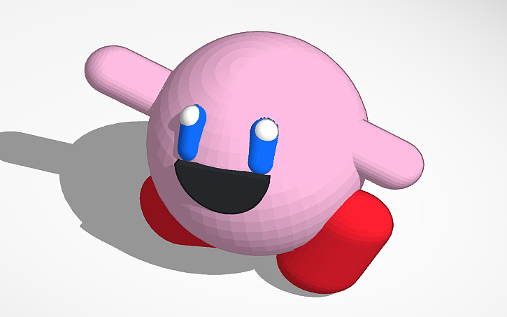 3D design Kirby - Tinkercad