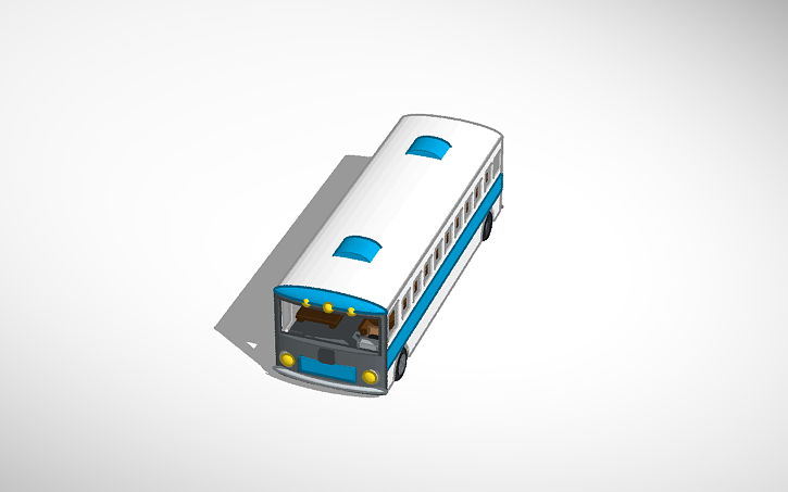 3D design Transit Bus - Tinkercad