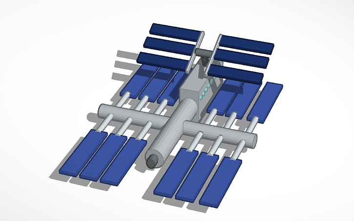 3D design International Space Station - Tinkercad