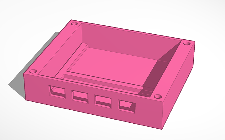 3D design 4 Solid State Relay Bottom - Tinkercad