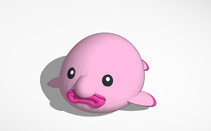 3D design Blobfish - Tinkercad