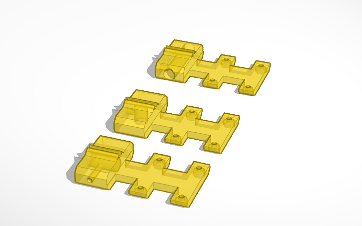 3D design UWB Log Periodic PCB Antenna 740-6000MHz Holder - Tinkercad