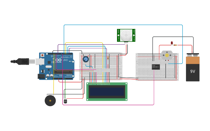 Circuit design Practical Exam - Tinkercad