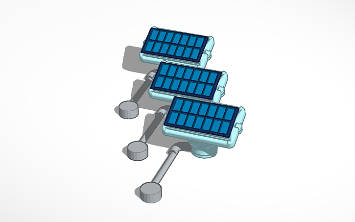 3D design Solar panels - Tinkercad