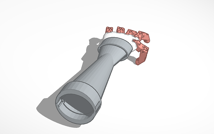 3D design Prosthetic Hand - Tinkercad