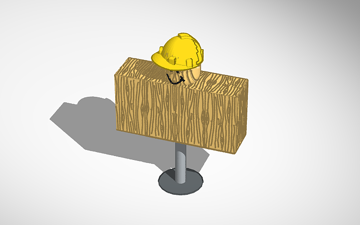 3D design Mannequin Mark (Regretevator) - Tinkercad