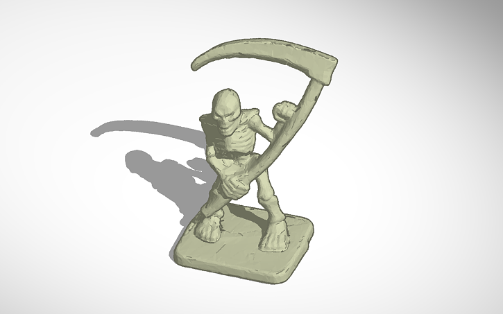 3D design HeroQuest Skeleton - Tinkercad