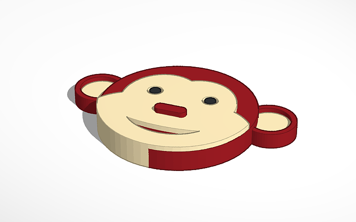 3D design MONKEY - Tinkercad