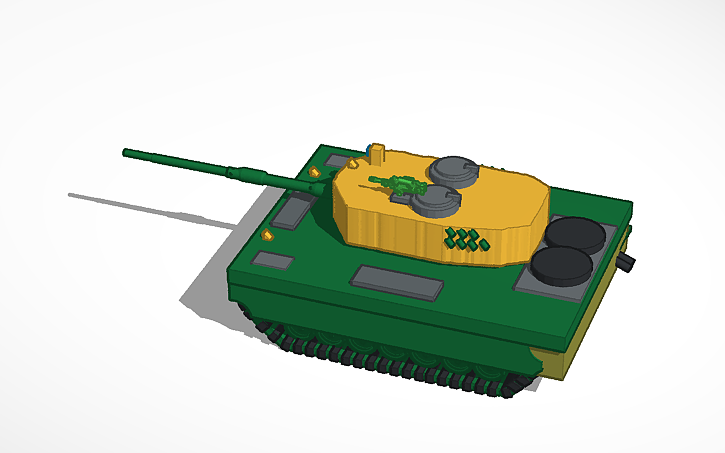 3D design Leopard 2a7 - Tinkercad