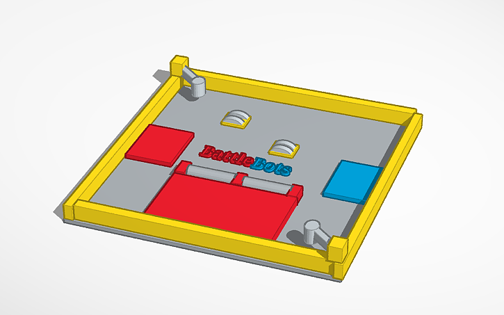 3D design Battlebox W/ upper deck - Tinkercad
