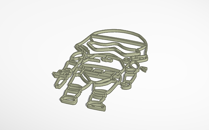 3D design Stormtrooper wall art - Tinkercad