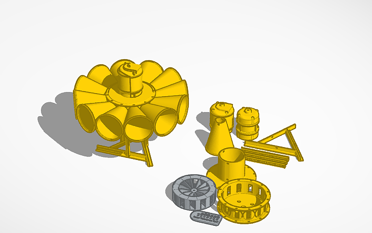 3D design Federal Signal STH-10 Siren (130 Motor) - Tinkercad