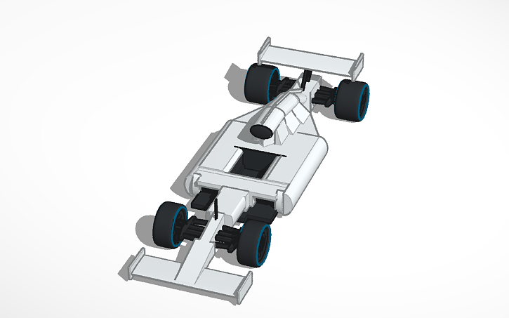 3D design Formula 1 Car - Tinkercad