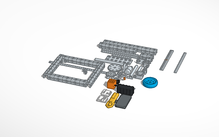 3D design Tetrix Parts 1 - Tinkercad