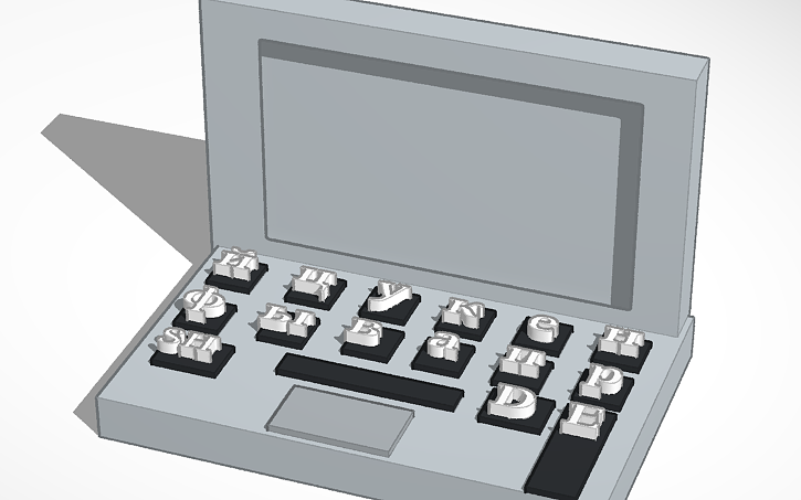 3D design notebook - Tinkercad