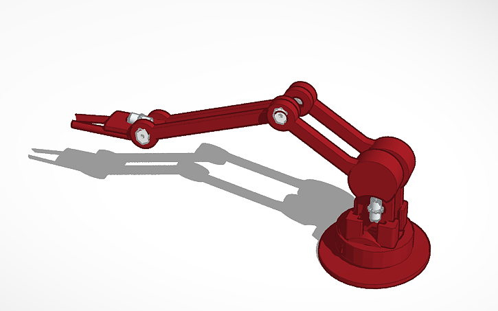 3D design Brazo robotico - Tinkercad